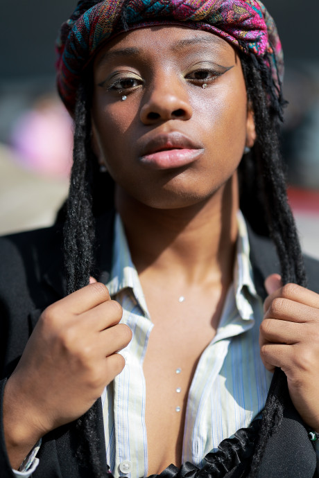 India Harper, model in Seoul-t'ukpyolsi, South Korea