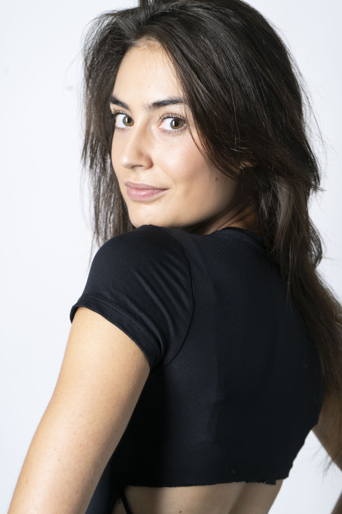 Sara Moreno, model in Madrid