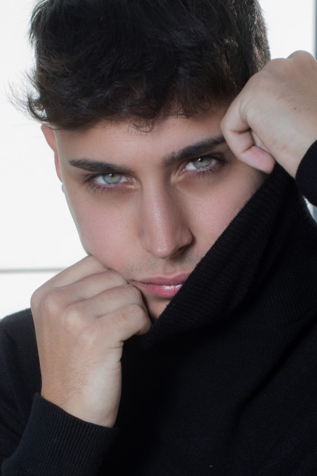 Juan Sánchez, modelo en Málaga